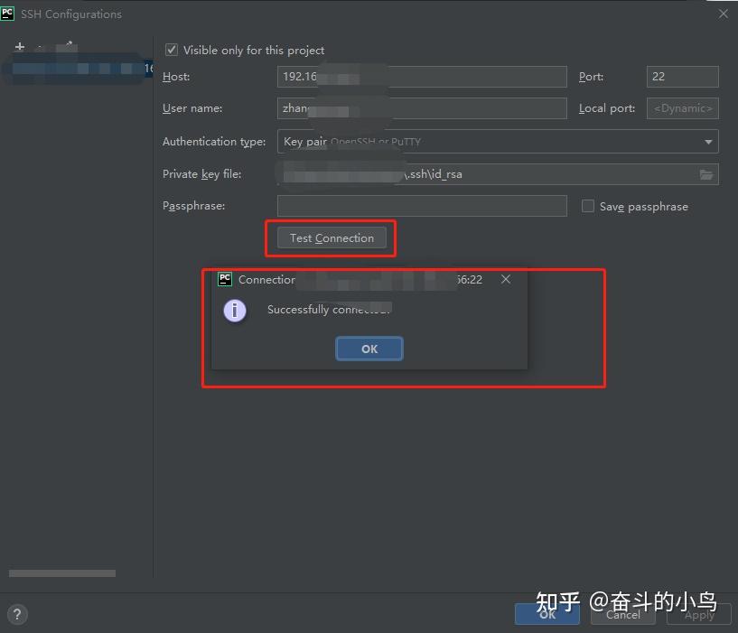 Pycharm通过秘钥连接服务器 - 知乎