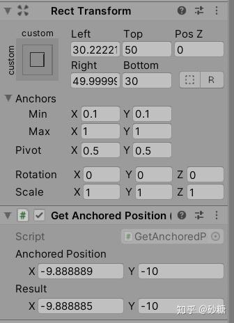 localPosition与anchoredPosition的转化关系 - 知乎