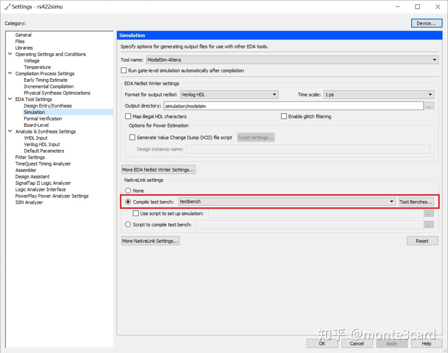 Testbench仿真方法1：在Quartus下基于Modelsim的仿真流程 - 知乎