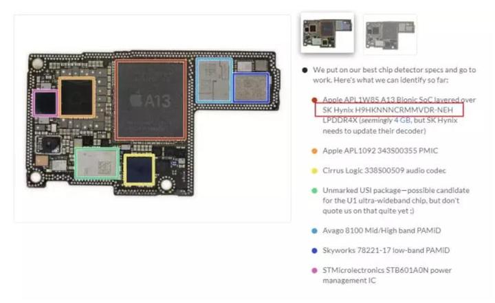 拆解确认iPhone 11 Pro Max仅4GB内存 - 知乎