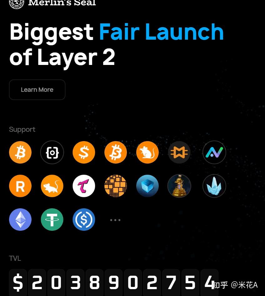TVL已超Solana！史上最大的Layer 2公平发射 - Merlin's Seal质押参与教程 - 知乎