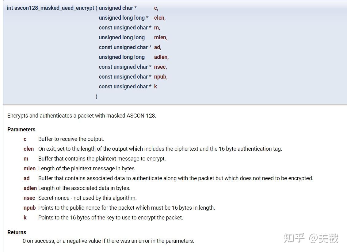 轻量级密码算法Ascon原理详解 - 知乎