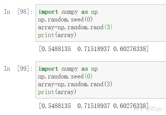 numpy.random.seed()的作用 - 知乎