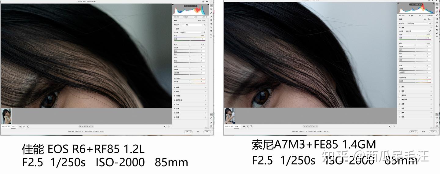 人像肤色差异这么大？佳能EOS R6 VS索尼A7M3人像评测