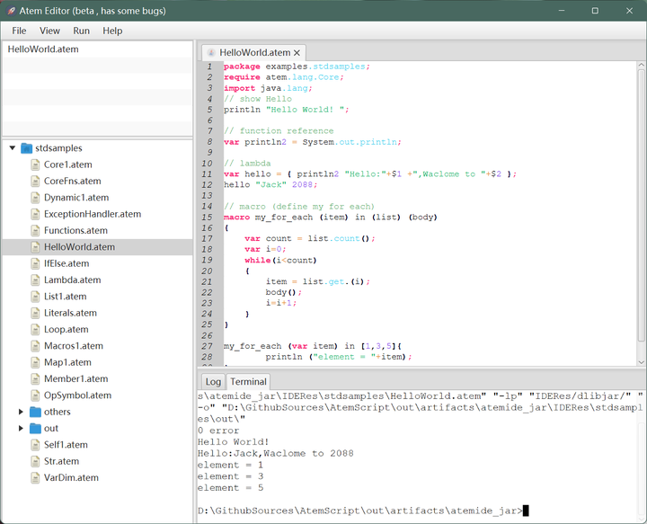 AtemLang编程语言说明 - 知乎