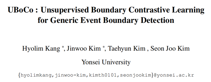 论文笔记：UBoCo: Unsupervised Boundary Contrastive Learning for Generic Event Boundary Detection - 知乎