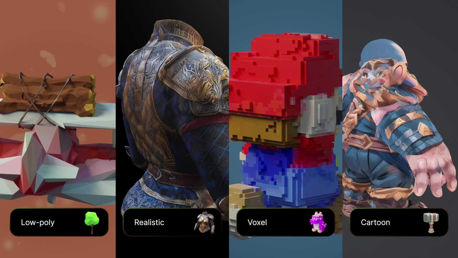 Meshy-2: AI 生成 3D 模型发展到哪了？ - 知乎