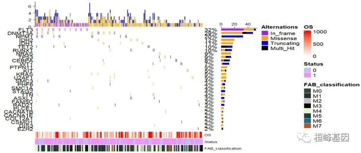 DNA 6. 基因组变异之绘制精美瀑布图（ComplexHeatmap） - 知乎