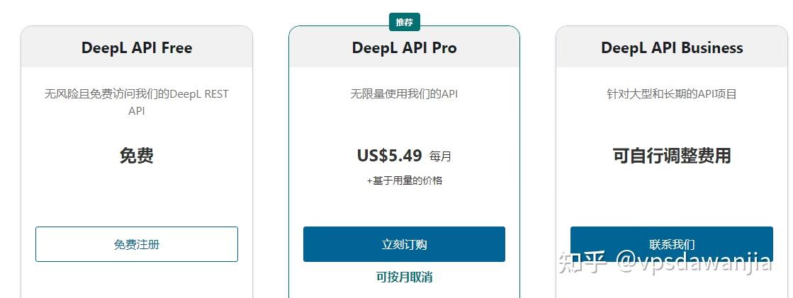 使用虚拟信用卡订阅DeepL Pro及申请DeepL API教程 - 知乎