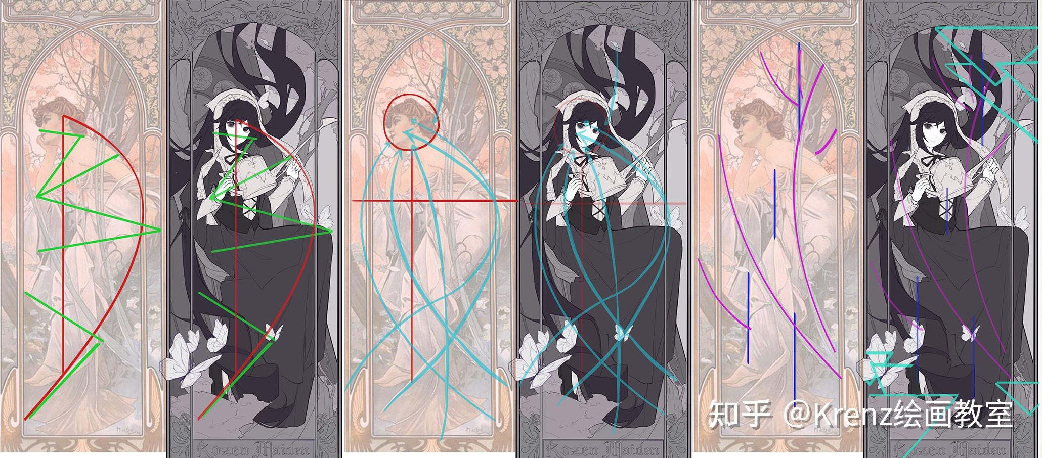 Krenz绘画教室【优秀作业心得】动态与构成-0108 - 知乎