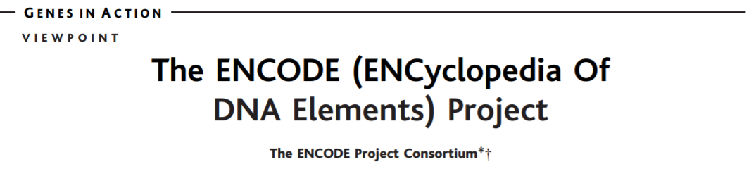 重磅！十五篇文章齐发揭开DNA元件百科全书计划ENCODE新阶段（上） - 知乎