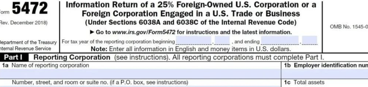 美国公司需要申报5472表格，未按时申报，最低罚款升至2.5万美元 - 知乎