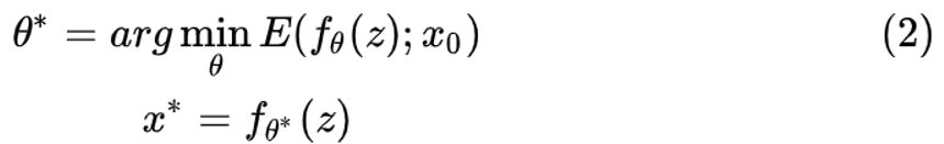 Deep Image Prior 解读: 无需训练集实现图像去噪、超分、修复、增强 - 知乎