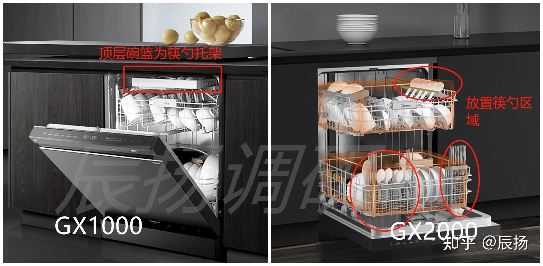 美的洗碗机GX1000、GX1000S和GX2000怎么选？ - 知乎