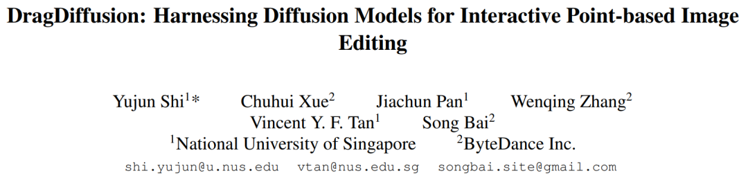 DragGAN开源三天Star量23k，这又来一个DragDiffusion - 知乎
