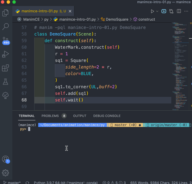 Python 视频制作神器 -- Manim入门篇 - 知乎