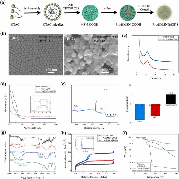 （247）中国农业大学 吴学民教授团队：pH 响应型 ZIF-8 薄膜包覆介孔二氧化硅纳米粒子，用于清洁、定向输送杀菌剂并减少环境危害 - 知乎