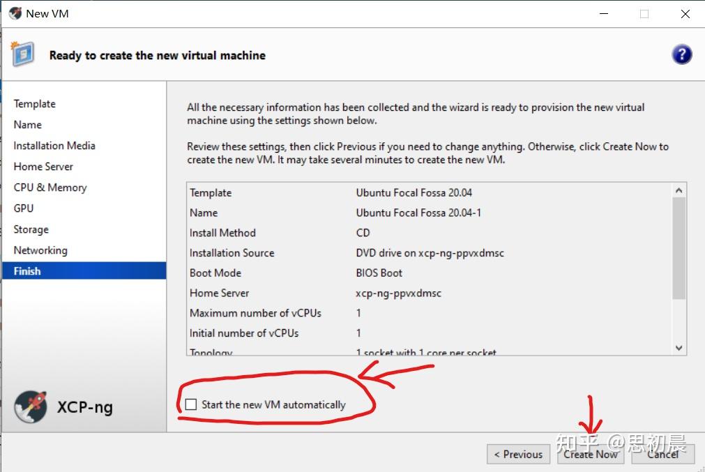 使用XCP-ng Center创建VM - 知乎