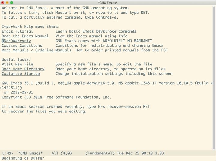 Emacs @ Your Mac OS - 知乎
