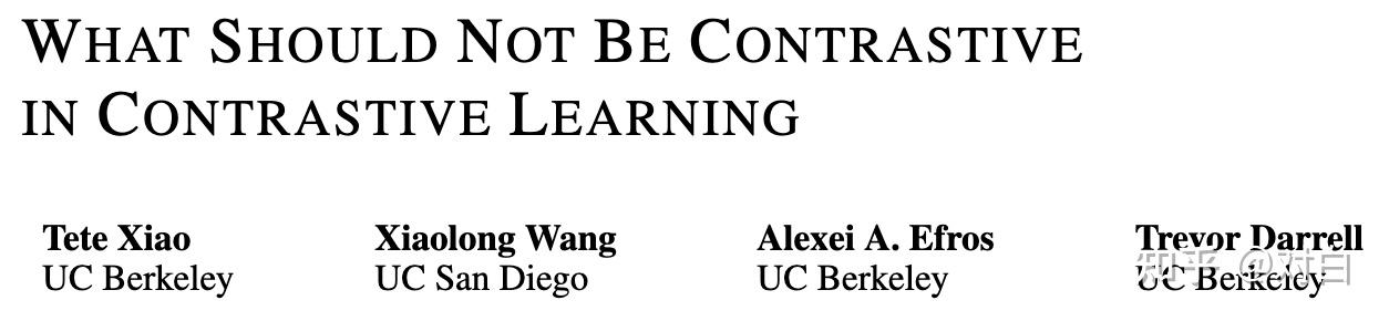 万物皆Contrastive Learning，从ICLR和NIPS上解读对比学习最新研究进展 - 知乎