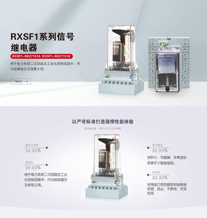 信号继电器RXSF1-RK271018DC110V - 知乎