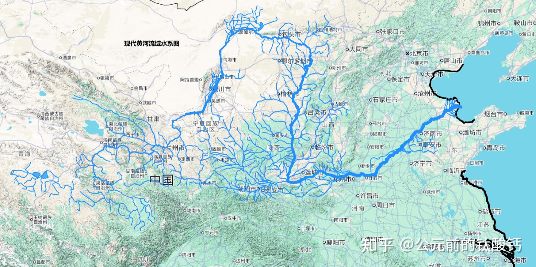 如果从有文明开始就放任黄河不管，到现在会形成什么样的地貌？ - 知乎