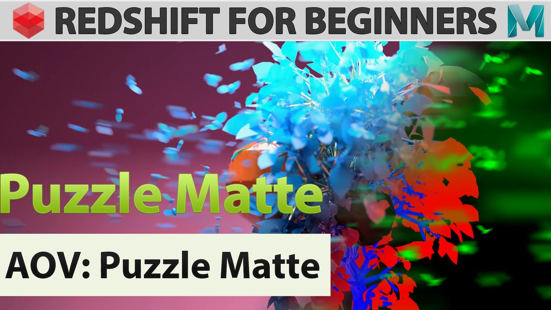 Redshift For Beginners - AOV - Puzzle Matte - 知乎