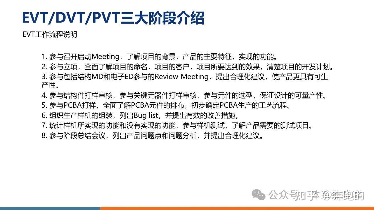 NPI流程（EVT、DVT、PVT、MP） - 知乎