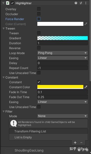 【Unity3D】HighlightingSystem3D物体边缘高亮效果使用教程 - 知乎