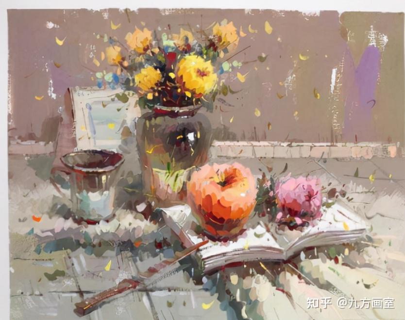 色彩静物作品 - 知乎