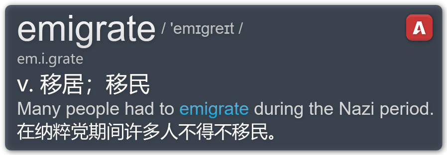 migrate, emigrate和immigrate的区别是什么呢？ - 知乎