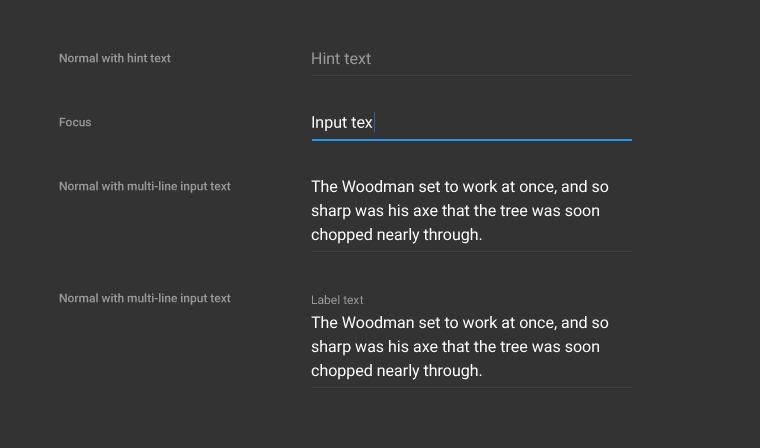 Material Design 的UI组件设计：Text fields文本框 （上） - 知乎
