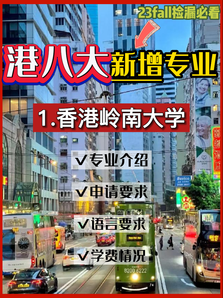 23fall快来捡漏！香港岭南大学硕士新增专业啦！ - 知乎