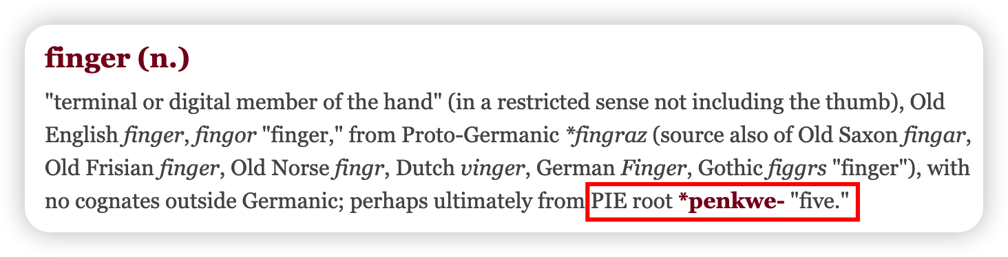 为什么「finger」通常不包括拇指？ - 知乎