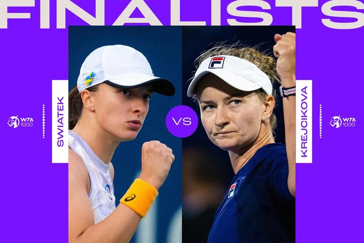 翻译：No.1斯娃+克雷娃：WTA1000迪拜争冠赛早知道，2法网冠军谁主沉浮 - 知乎