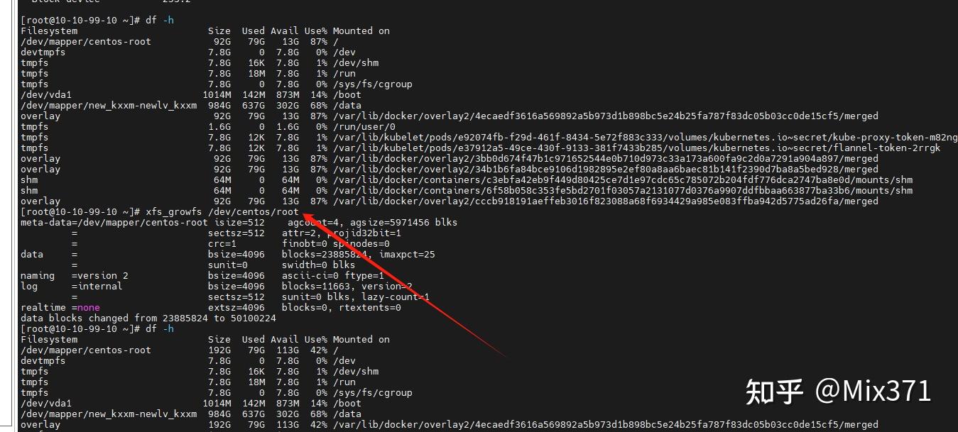 centos下原磁盘扩容后给lvm的root根/文件系统扩容 - 知乎