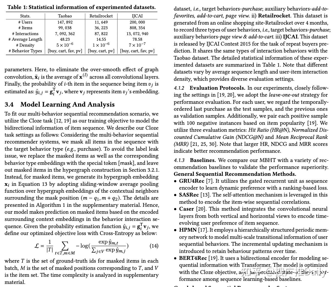 KDD2022｜MBHT：多行为超图增强的Transformer - 知乎