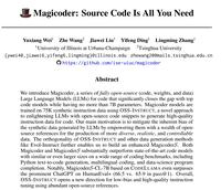 Magicoder：源代码 Is All You Need - 知乎