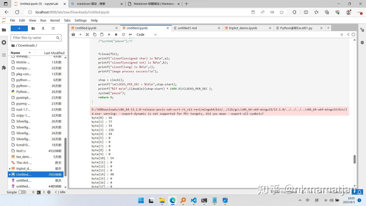 Windows 11 下jupyter lab 安装 jupyter-c-kernel - 知乎