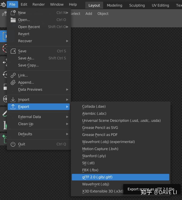 c4d怎么转成gltf格式既有动画又模型完整? - 知乎