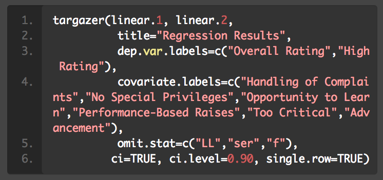 要优雅！一行代码搞定 R 语言模型输出！（使用 stargazer 包） - 知乎