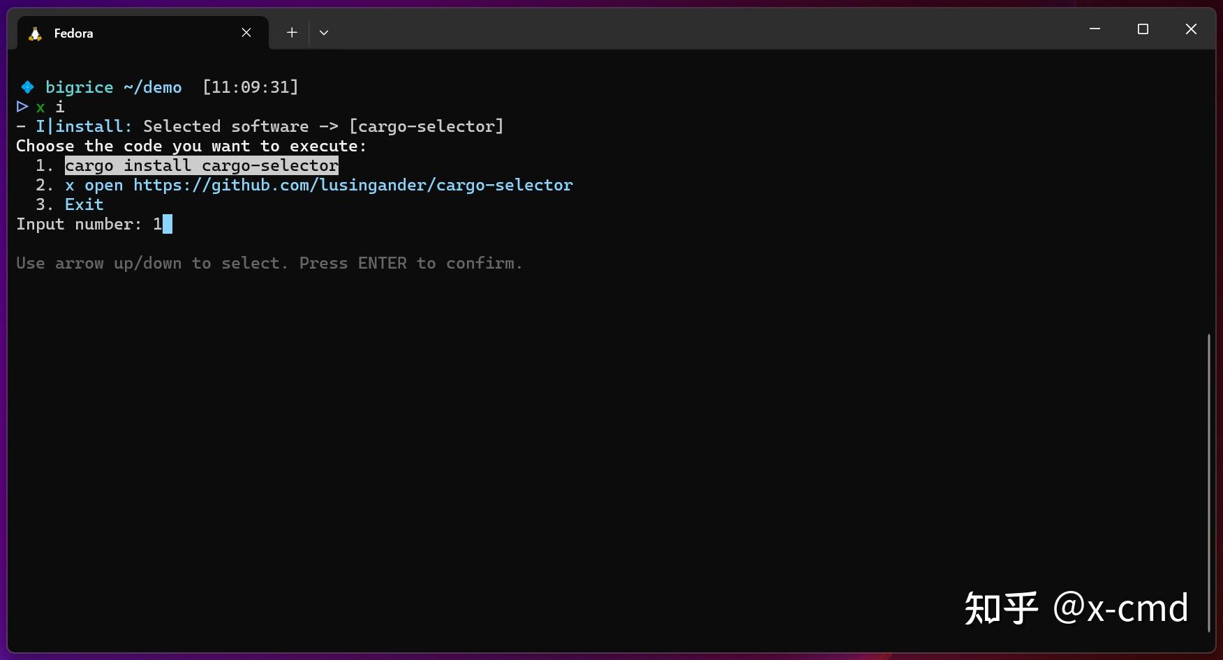 x-cmd install | cargo-selector：优雅管理 Rust 项目二进制与示例，开发体验升级 - 知乎