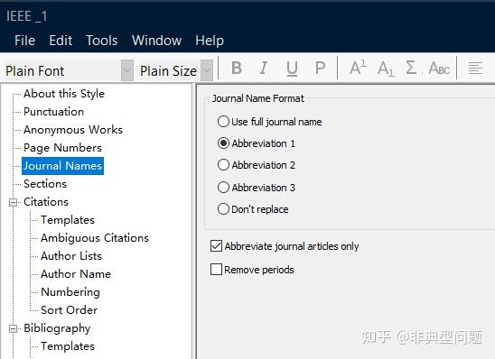 Endnote-IEEE参考文献格式-期刊文章 - 知乎