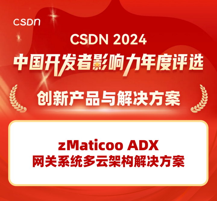 zMaticoo ADX网关系统多云架构解决方案入选CSDN年度榜单 - 知乎