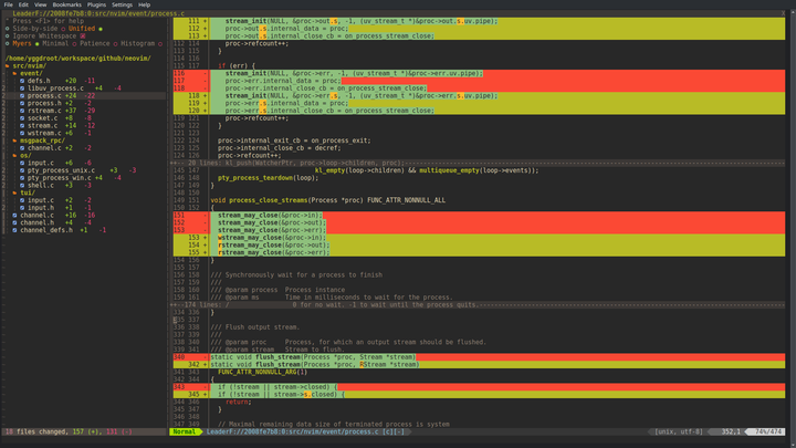 Leaderf git: 在vim中优雅高效的使用git - 知乎