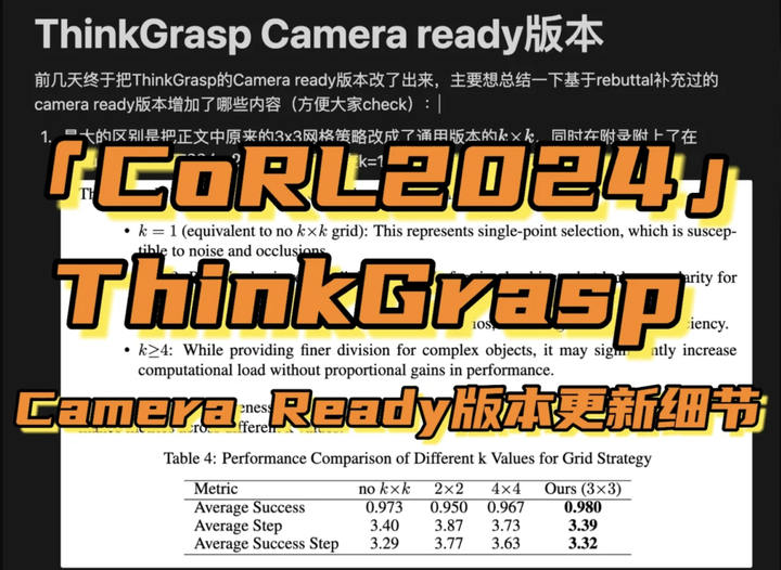 [CoRL2024] ThinkGrasp Camera ready版本更新细节！ - 知乎
