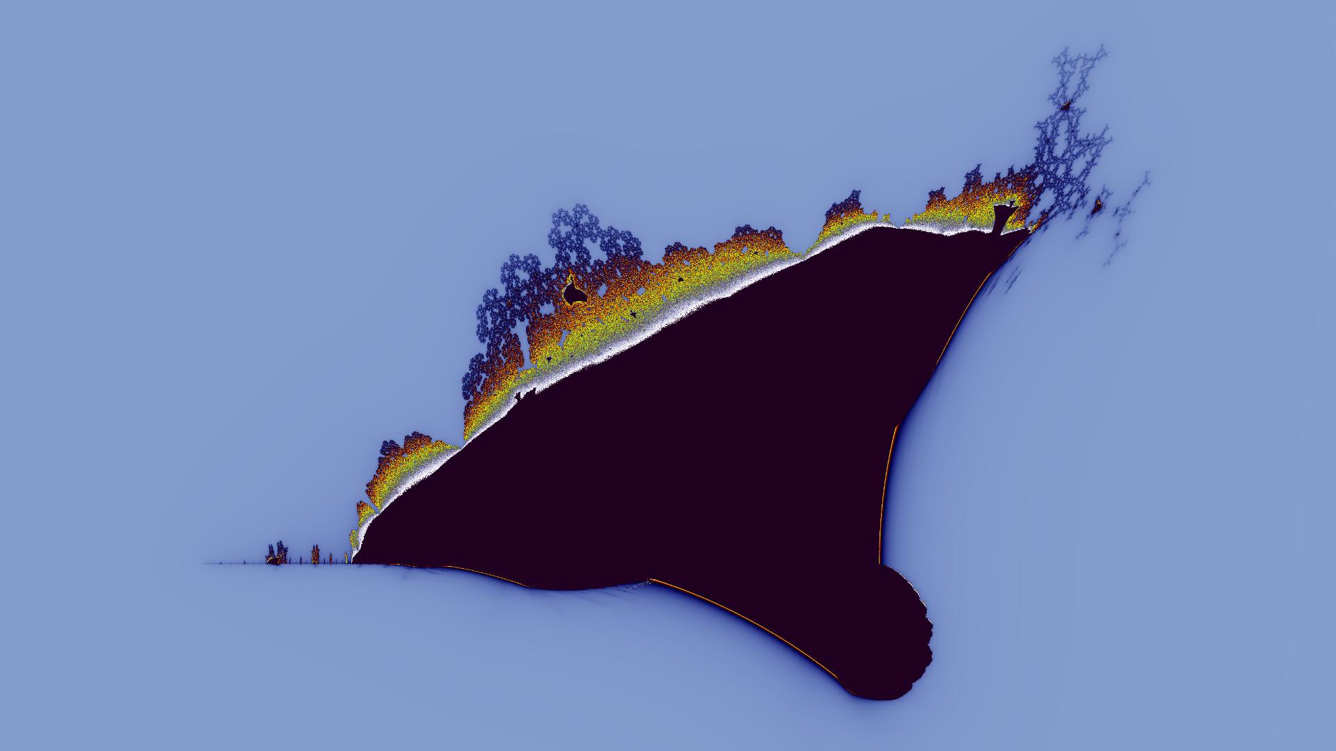 燃烧船分形（Burning Ship fractal） - 知乎