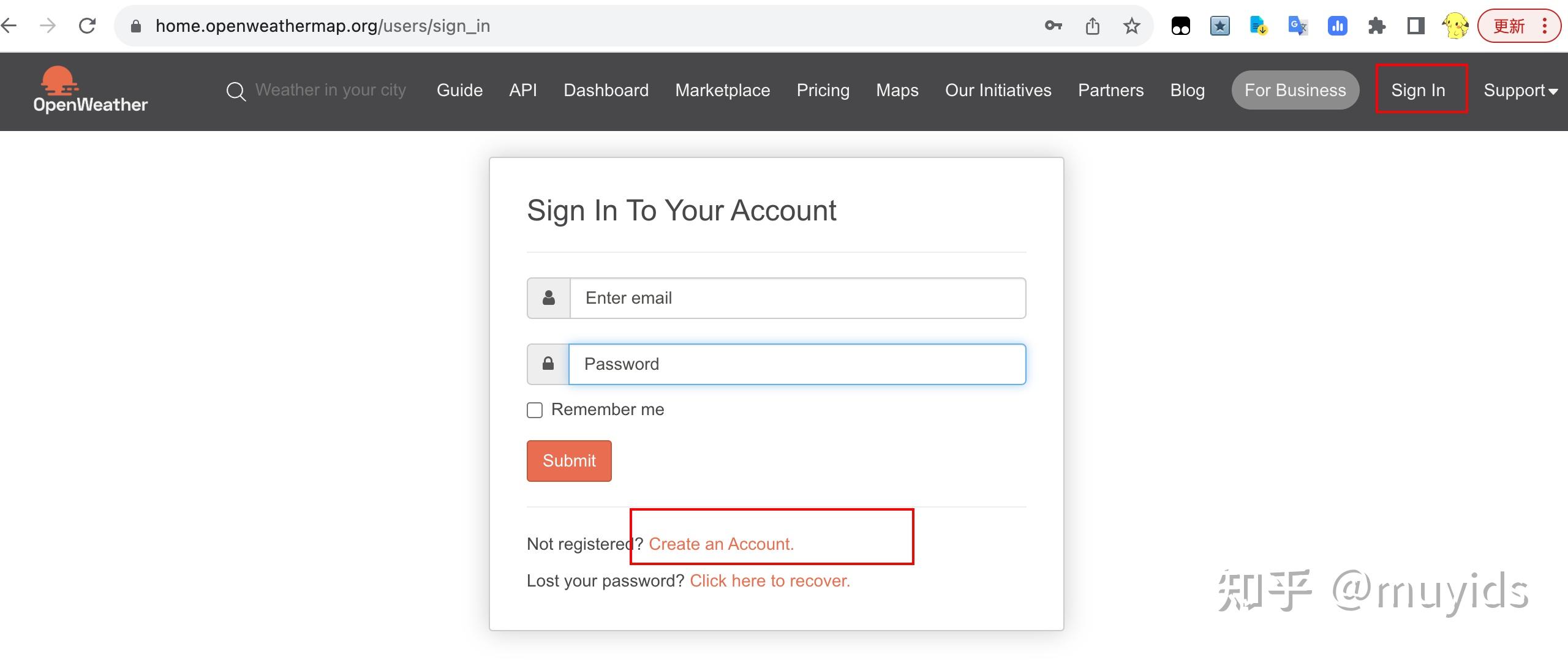 OpenWeatherMap天气API申请 - 知乎