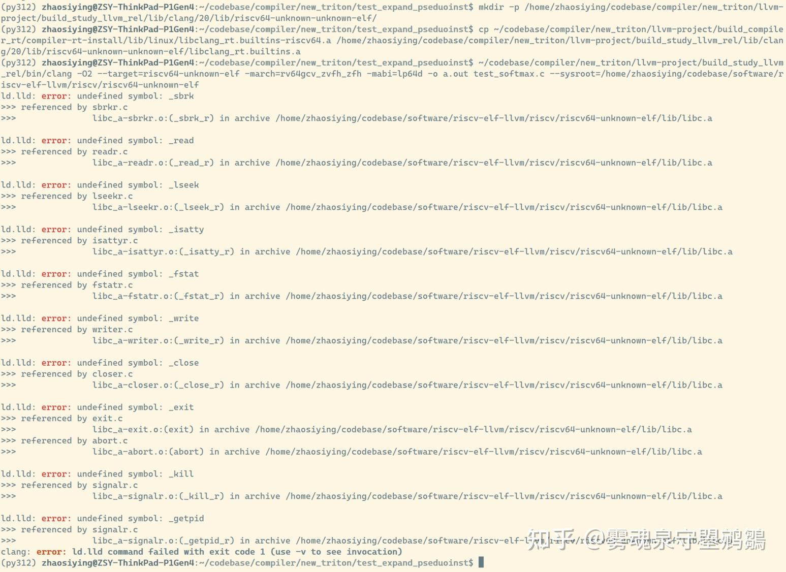如何编译出RISCV架构的compiler-rt库？ - 知乎