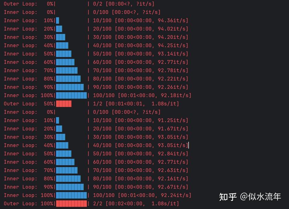 python的tqdm可以调整进度条的颜色吗？ - 知乎